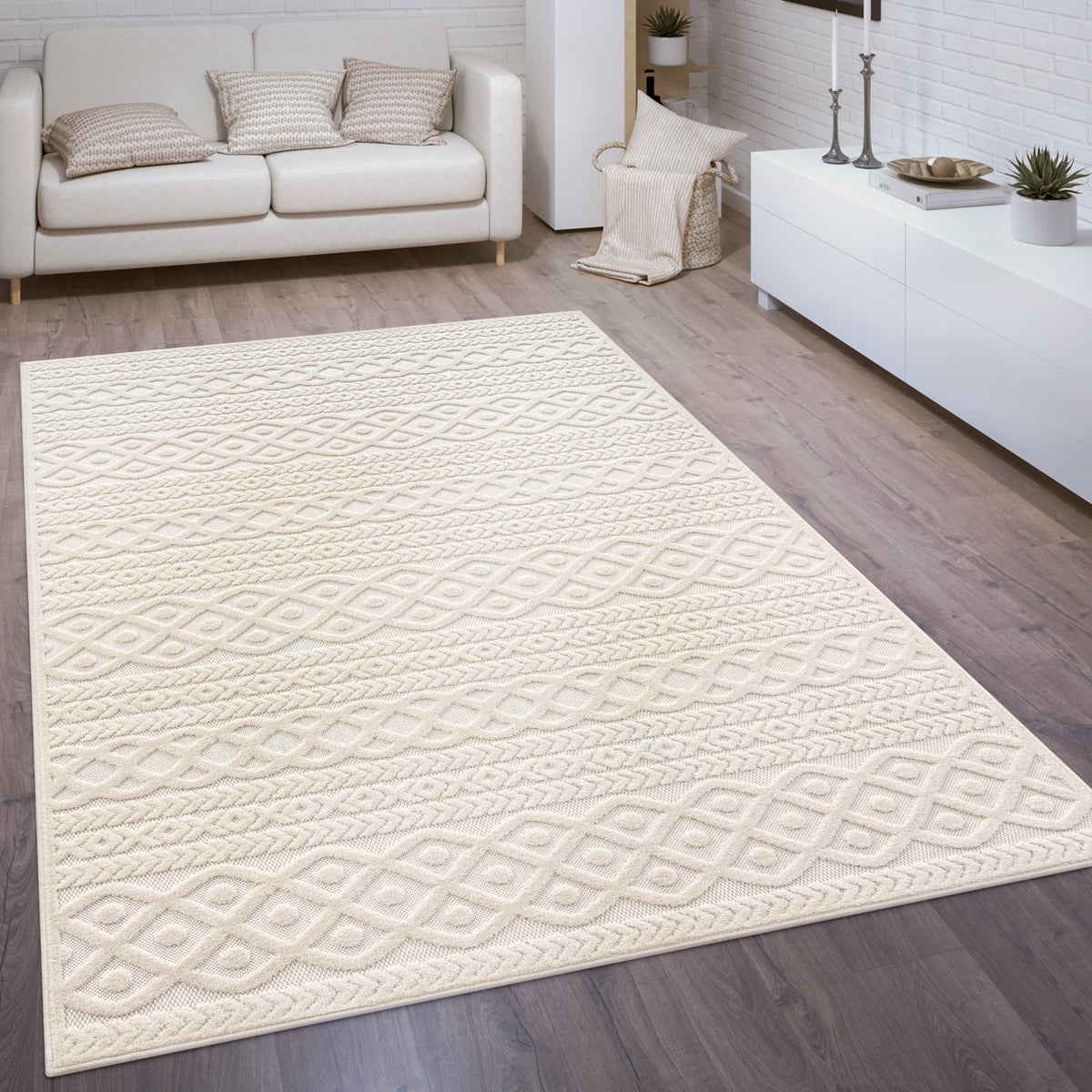 COTTON 231 CREAM – Paco Home Rugs