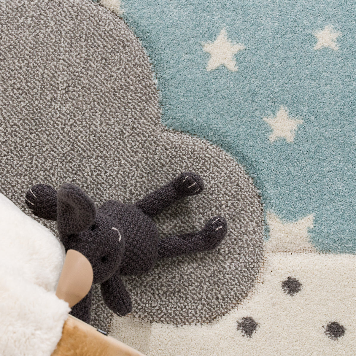COSMO 755 BLUE – Paco Home Rugs