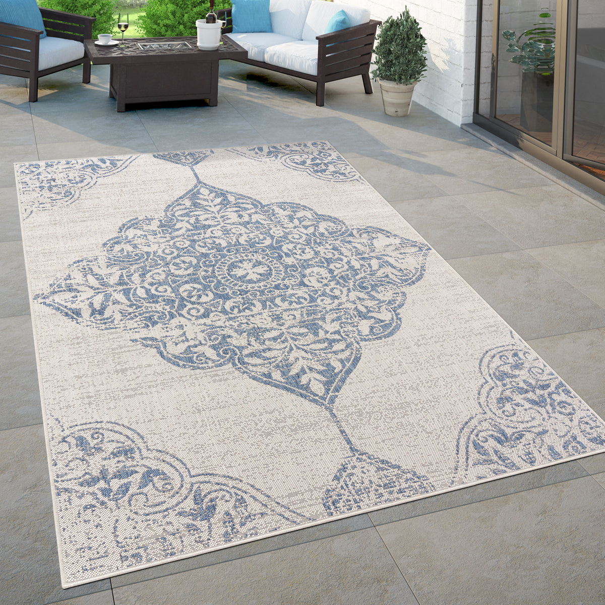 COCO 202 BLUE – Paco Home Rugs