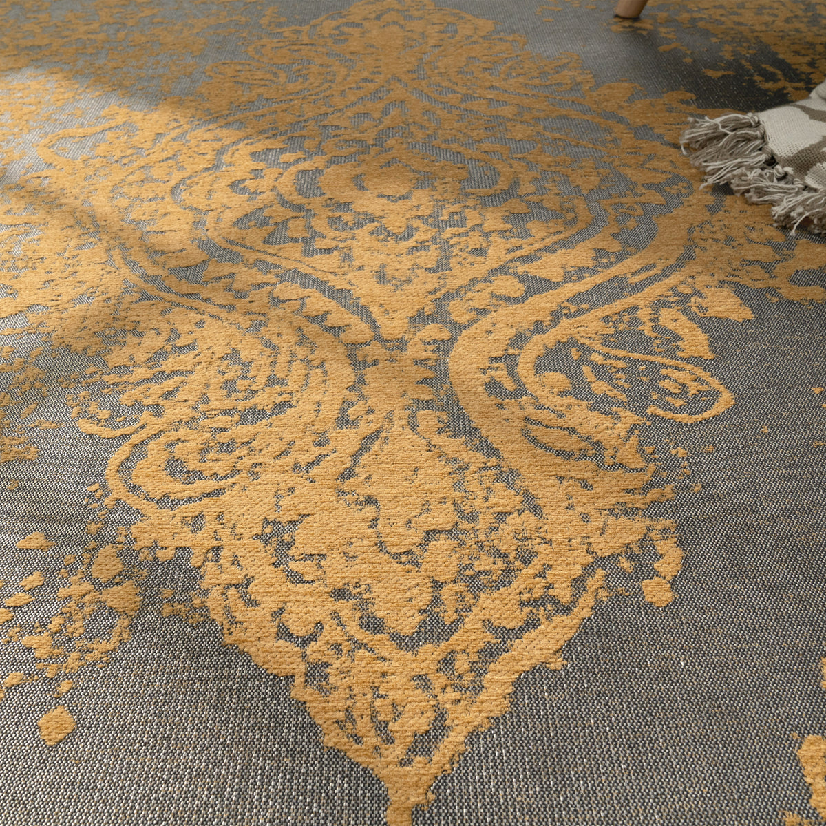 MARIBA 200 ANTHRACITE-YELLOW – Paco Home Rugs